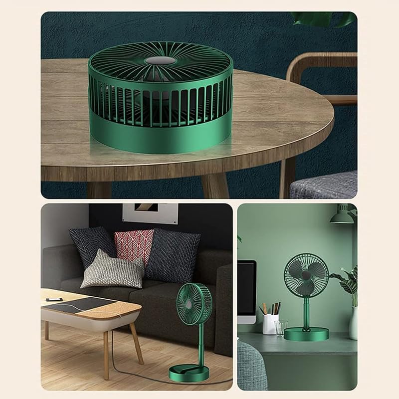 Powerful Rechargeable High-Speed Table Desk Fan – CartZilla
